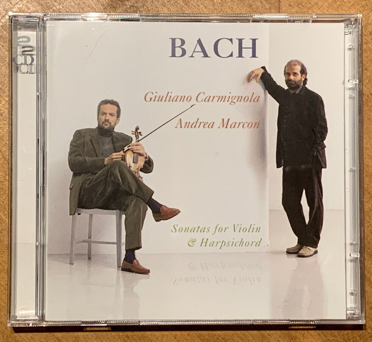 Bach Sonatas for Violin & Harpsichord GIULIANO CARMIGNOLA ANDREA MARCON ...
