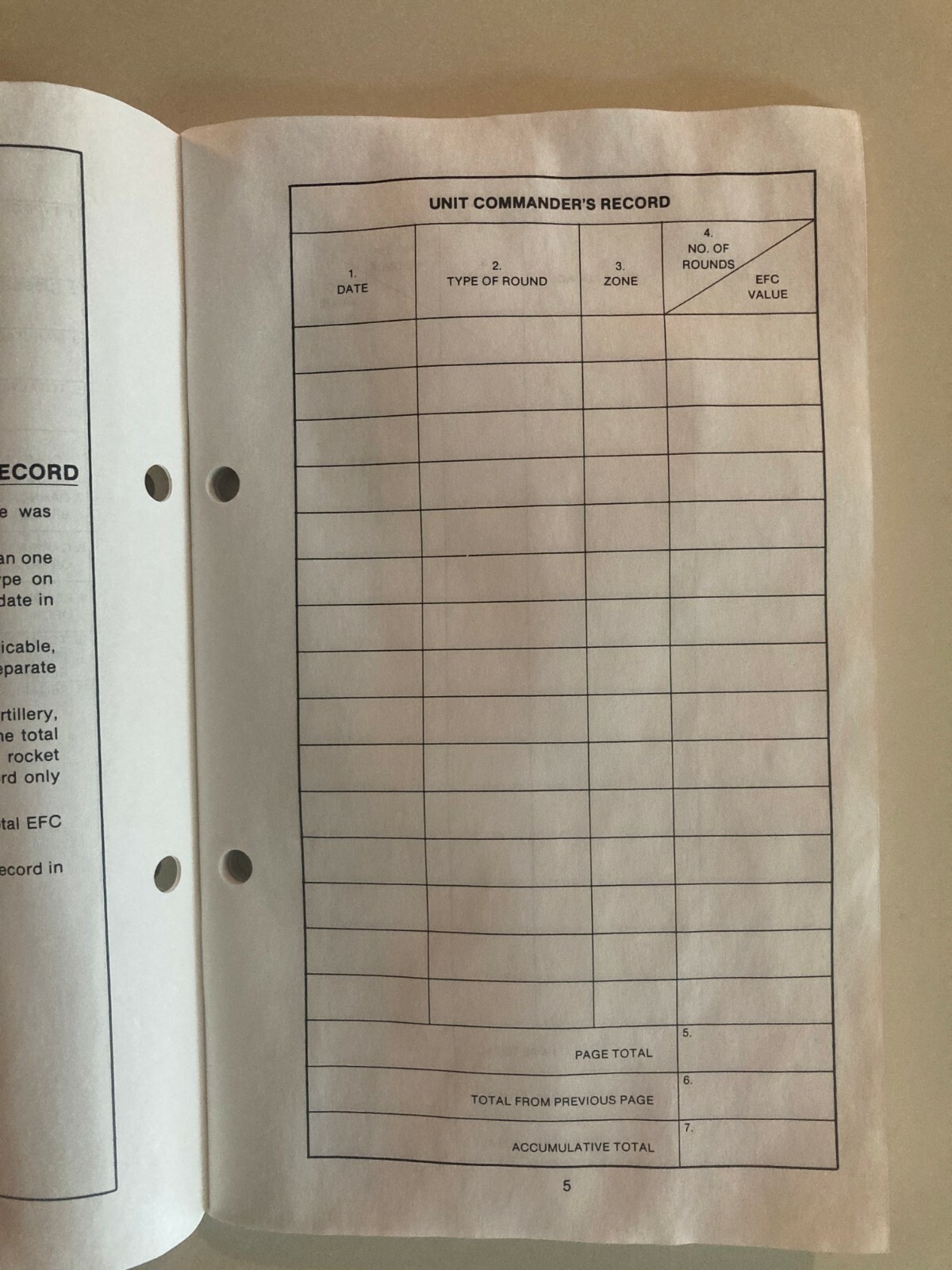 USMC WEAPON RECORD BOOK SNIPER RIFLE LOG TUBE DATA M40A3 M40A1 M40A5 ...