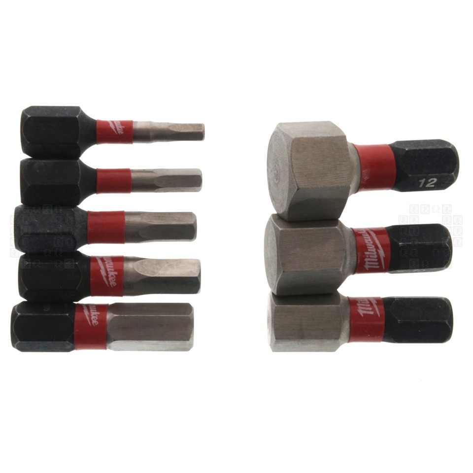 Milwaukee Tool 48-32-4617 SHOCKWAVE 8-Piece Metric Impact Hex Bit Set ...