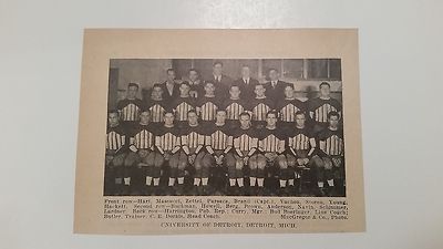 University of Detroit Titans Michigan 1929 Football Team Picture | eBay