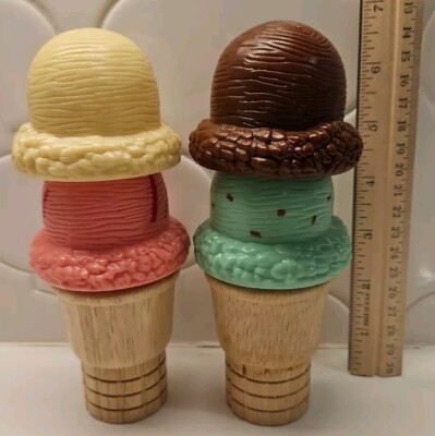 Melissa & Doug Scoop & Stack Ice Cream Cone Playset - Excellent ...