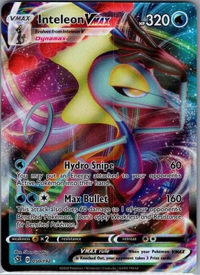 Inteleon Vmax 050/192 - Pokemon SWSH: Rebel Clash - Ultra Rare Holo (NM ...