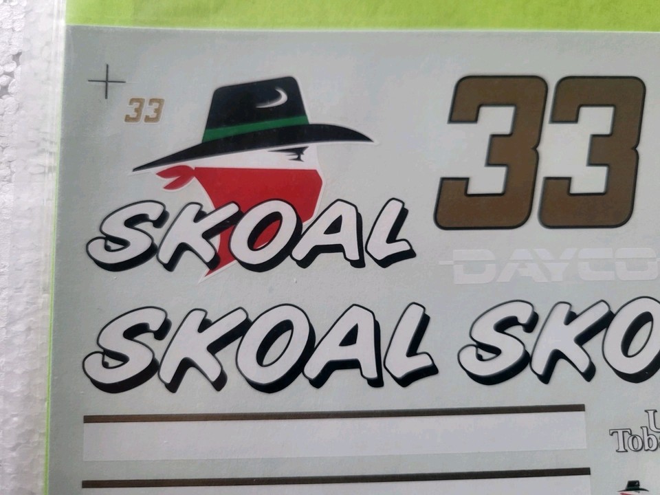 #33 SKOAL US TOBACCO 98' MONTE CARLO 1:24 Decal - Waterslide Decals | eBay