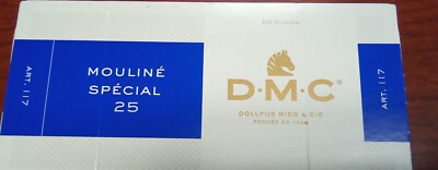 DMC MOULINE 117-947 6 STRAND EMBROIDERY THREAD, BURNT ORANGE, 8.7 YDS ...