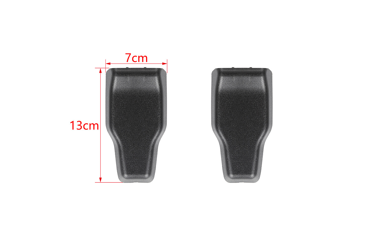 2X Black Rear Window Glass Hinge Cover Replacement For Jeep Wrangler JL ...