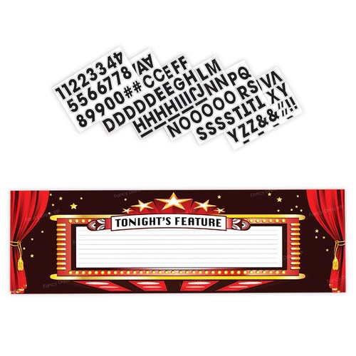 Hollywood Film Personnalise Bannière à Oscars 140 Stickers Décoration ...