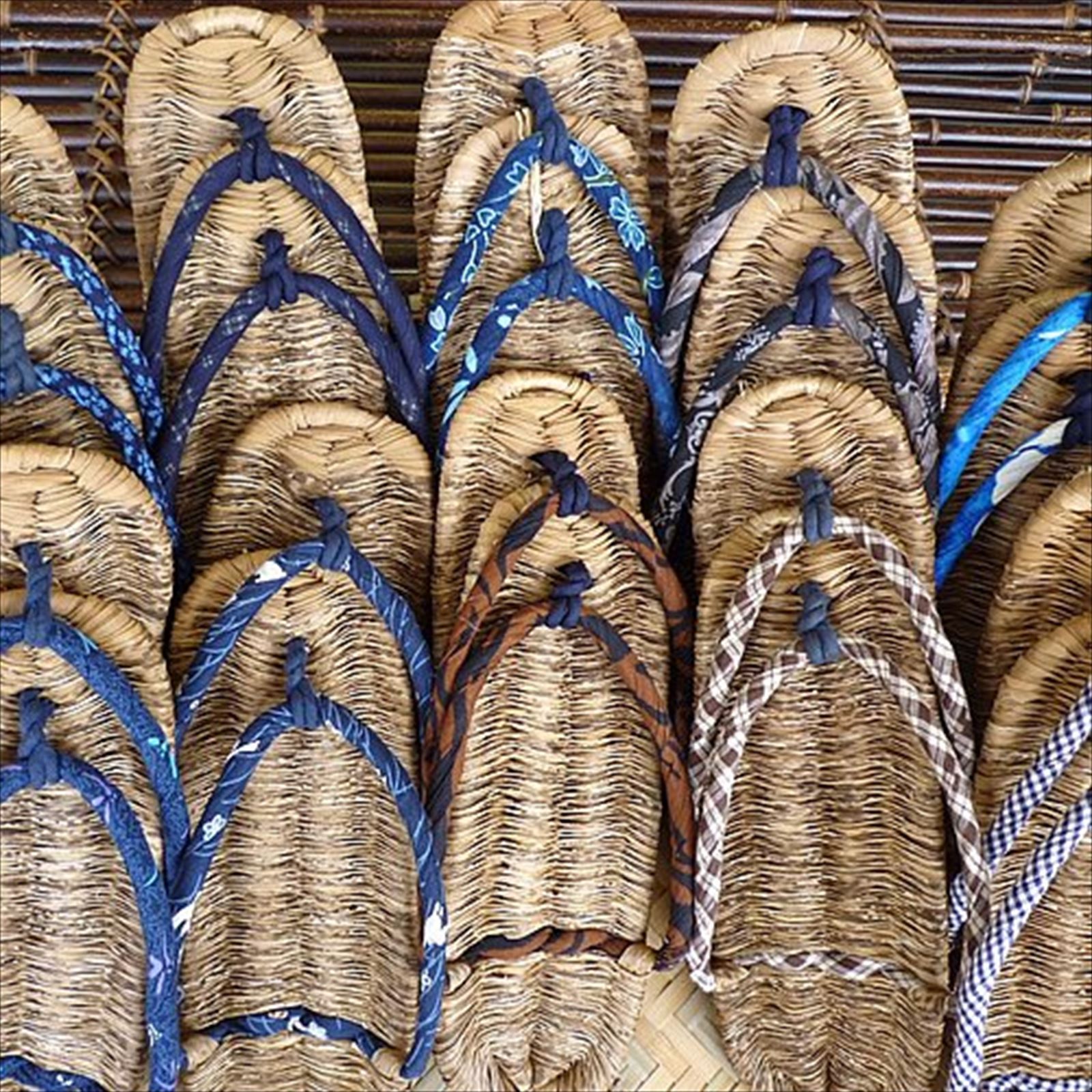 Zouri Zori Waraji Japanese handmade sandals made of bamboo from JAPAN ...