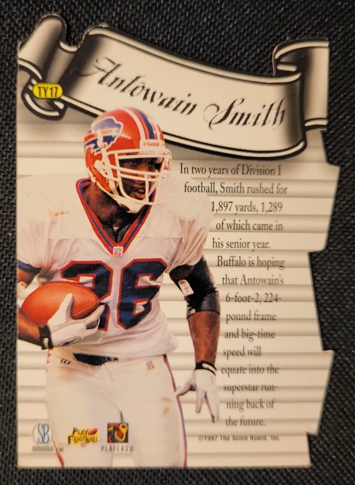 1997 Pro Line Gems Through The Years Antowain Smith Rookie Football ...