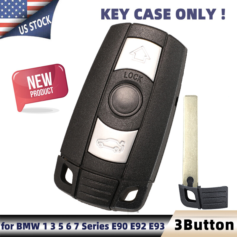 for BMW 1 3 5 6 7 Series E90 E92 E93 06-11 Replacement Remote Key Shell ...