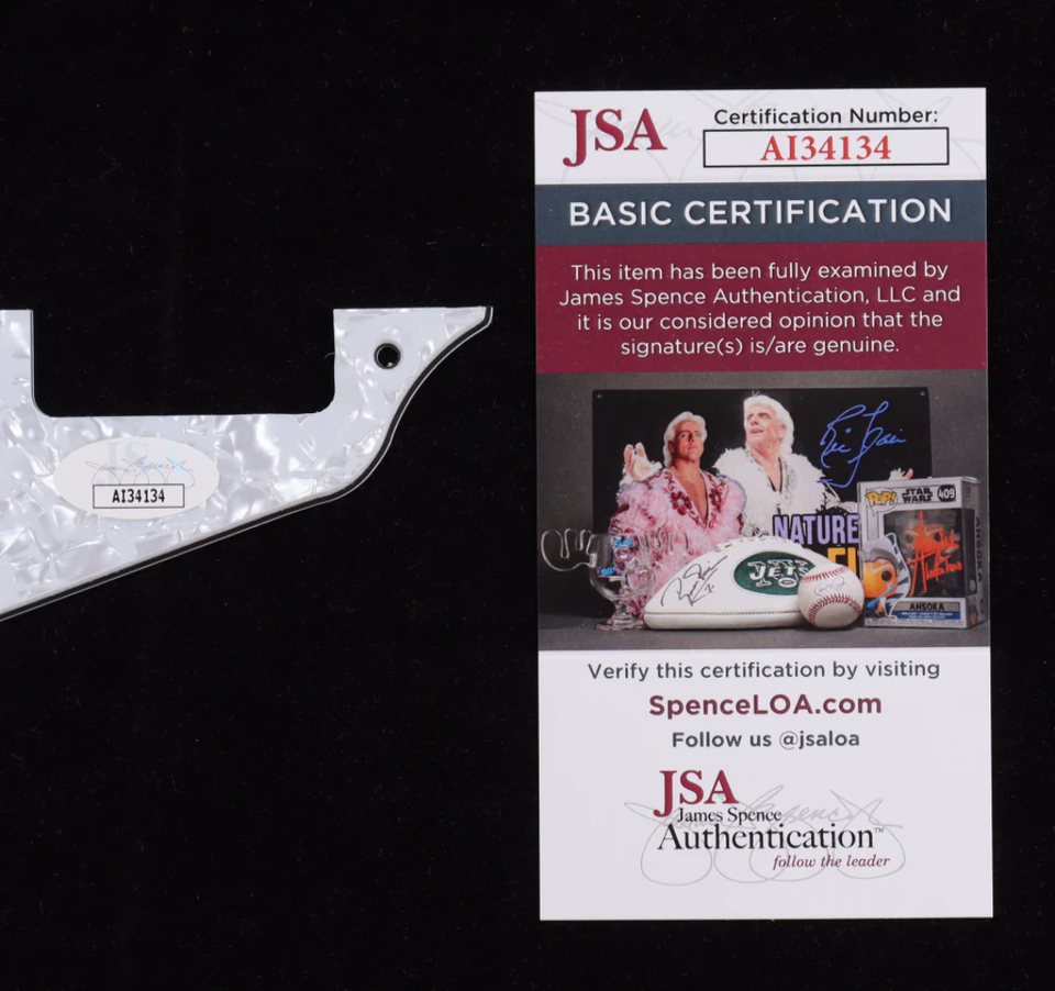 Joe Bonamassa Signed Electric Guitar Pick Guard (JSA) | eBay