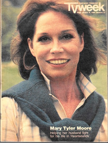 CHICAGO TRIBUNE TV WEEK-9/1984-MARY TYLER MOORE-HEARTSOUNDS-JAMES ...
