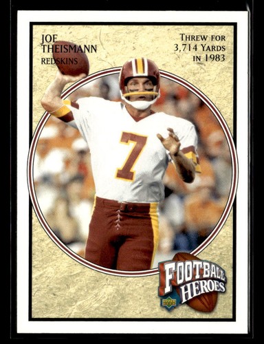 Joe Theismann 2006 Upper Deck #57 Football Heroes: Joe Theismann | eBay