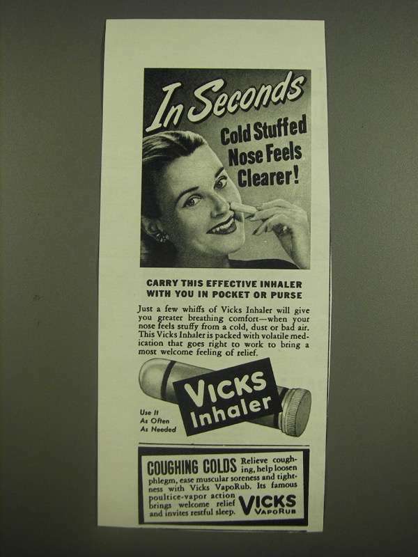 Vicks Inhaler Ads