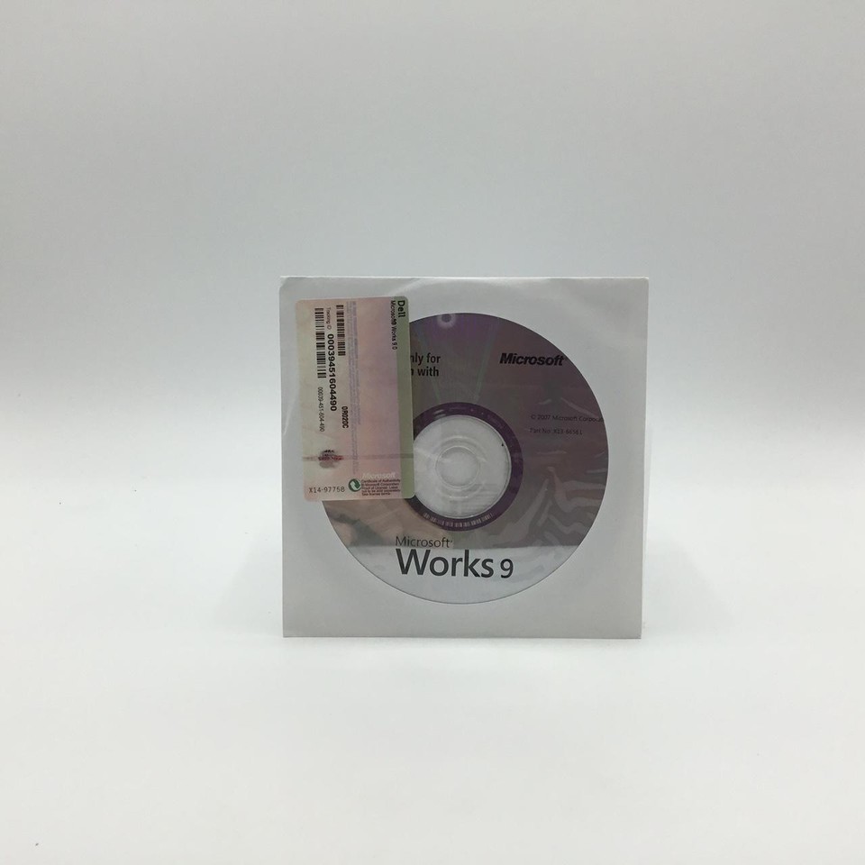 Microsoft Works 9.0 (X14-97758) 882224268370| eBay