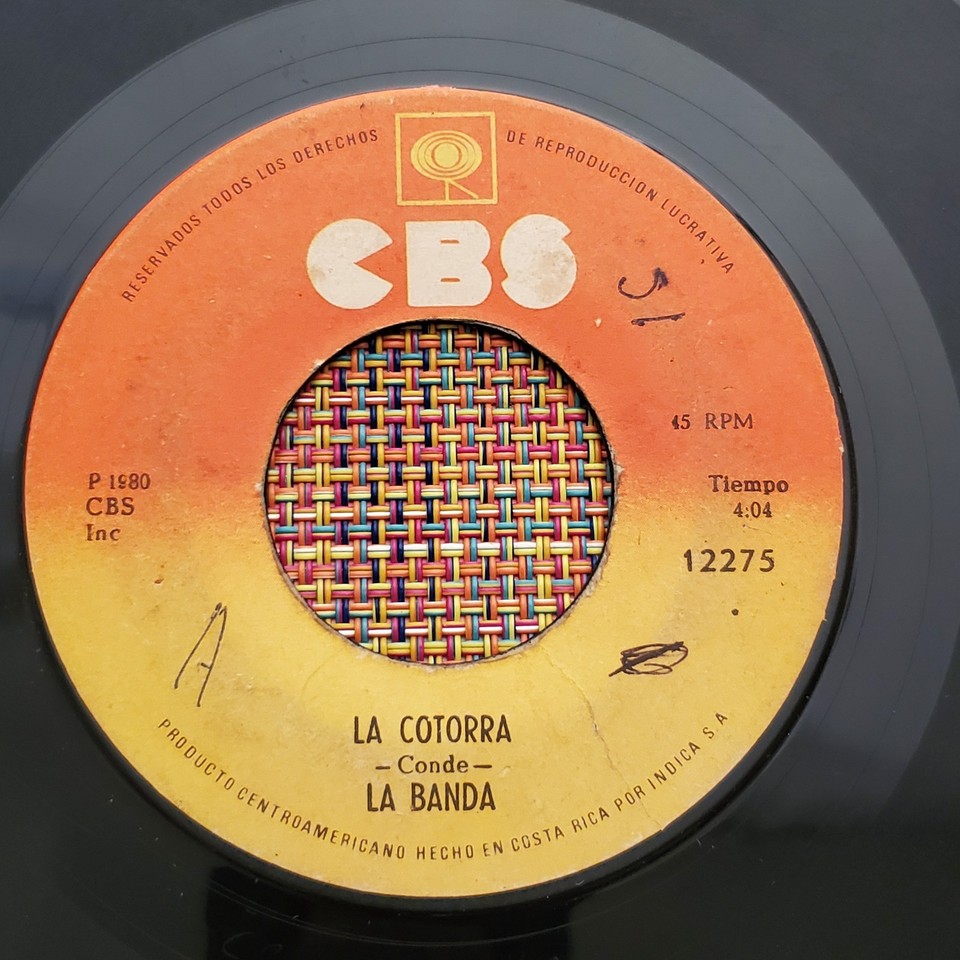 LA BANDA - Cada Dia Que Pasa / Costa Rica Hip Hop Disco 45 on CBS (187 ...
