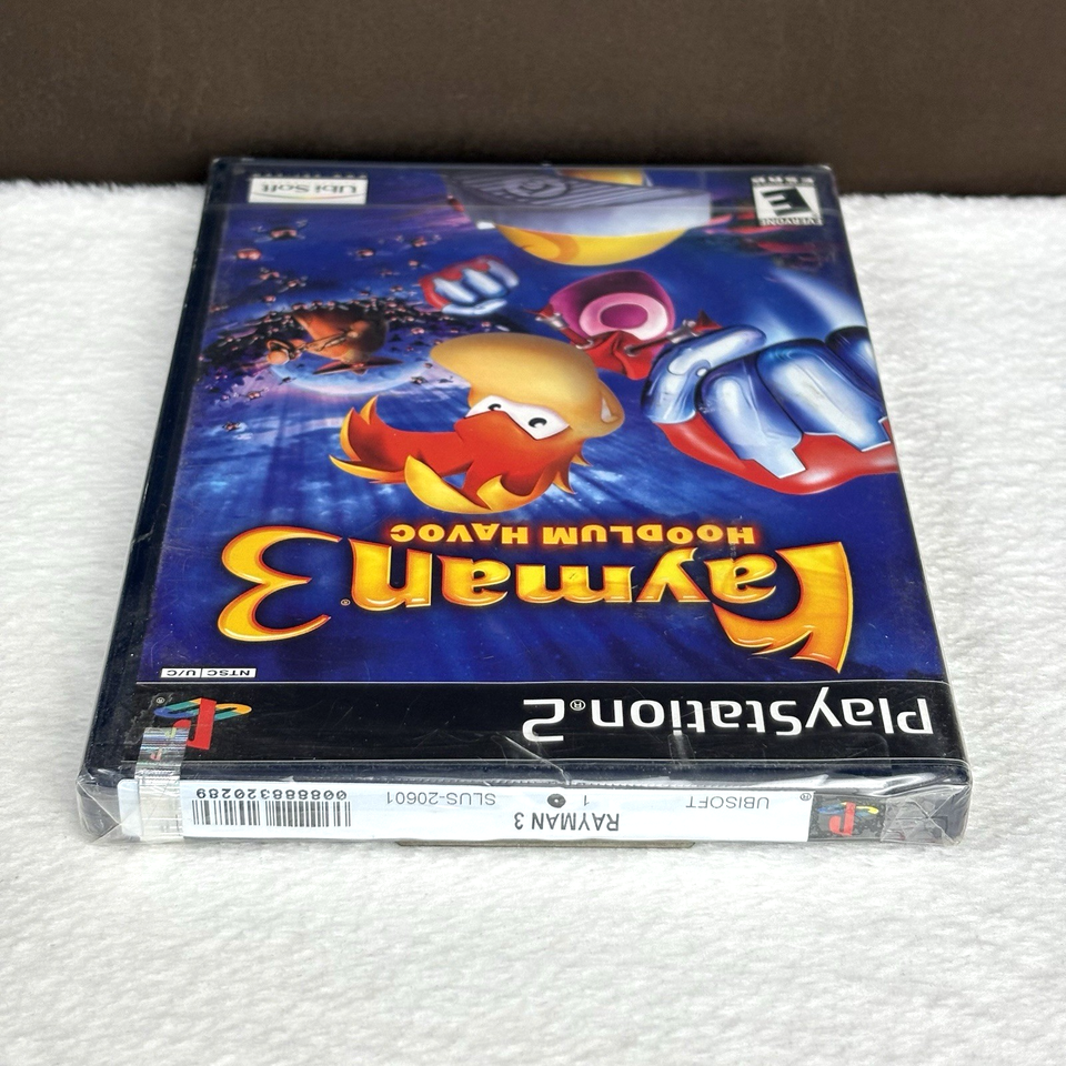 NEW & SEALED! 2003 PS2 PlayStation 2 Rayman 3: Hoodlum Havoc Video Game ...