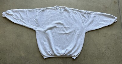 Vintage C Port and Company Classic Grey Blank Oversized Big Boy Sweater ...