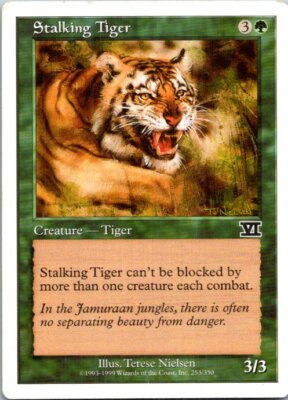 Stalking Tiger Magic The Gathering Classic Sixth Edition Lightly played ...