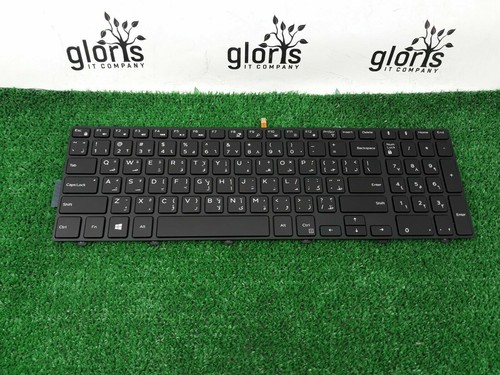 NEW Genuine Dell Inspiron 3542 5759 7559 ARABIC Keyboard QWERTY BACKLIT ...