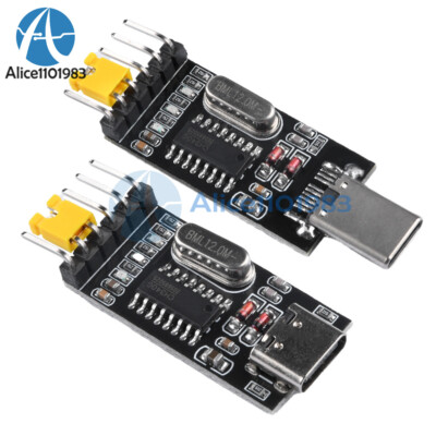 Male/Female Type-C to TTL UART OTG Serial Port Debugging Download CH340 ...