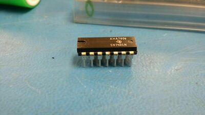 (2 PCS) SN7401N TI NAND Gate, TTL/H/L Series, 4-Func, 2-Input, TTL ...