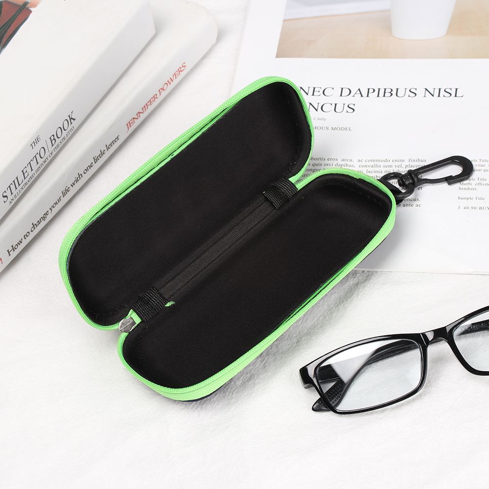 Fabric Eyewear Protector Spectacle Case Glasses Box Zipper Eyeglasses ...