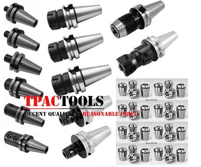 BT40 TOOLING ER32 ER16 COLLET END MILL HOLDER DRILL CHUCK FACE MILL NEW ...