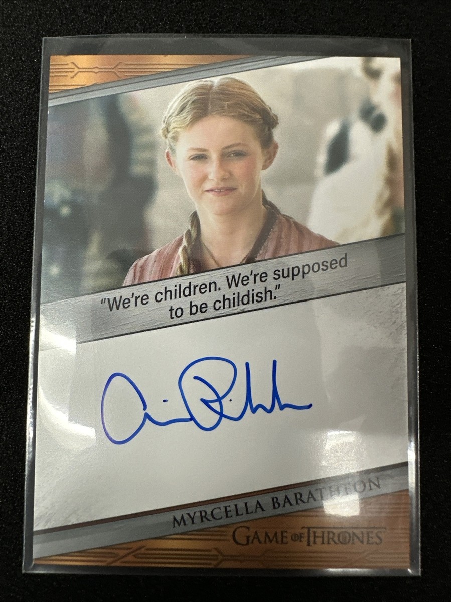 Aimee Richardson Why Game Of Thrones Recast Myrcella Baratheon