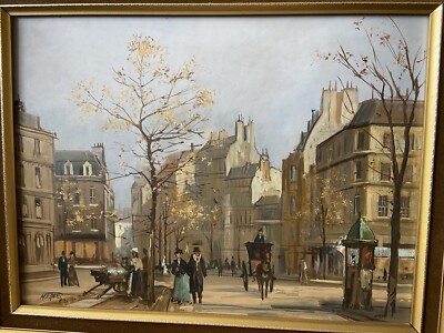 M Jeffries signed framed oil on board Painting 16”x12” | eBay UK