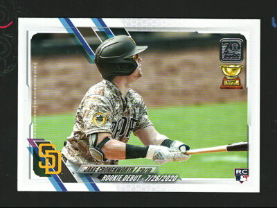 Jake Cronenworth Rookie 2021 Topps Update #US143 Baseball Card | eBay