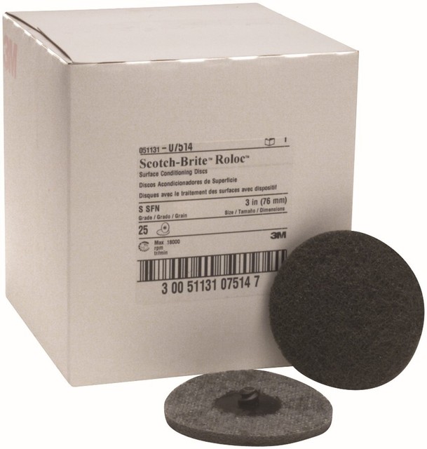 3M Scotch-brite Roloc 3" Super Fine Silicon Carbide Surface ...