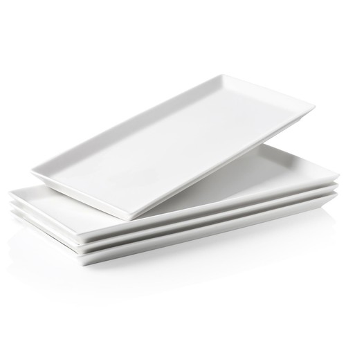 White Serving Platters Porcelain Serving Trays For Parties Large ...