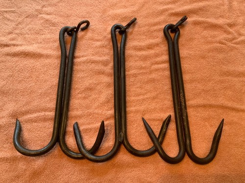 Three (3) Vintage -Used , Animal Trap DRAGS , Heavy Duty .Victor ATC ...