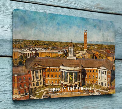 Liberty University watercolor. Graduation gift, Liberty University ...