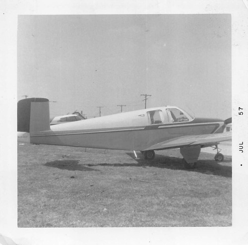 Vintage 1957 Beechcraft Model 35 Bonanza Plane 1950s Photos Single Prop ...