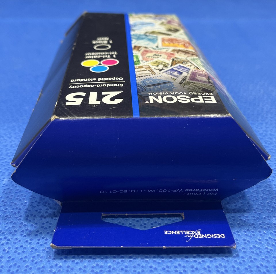 2pk Genuine Epson 215 Black & Color Ink T215 WorkForce WF100 | eBay