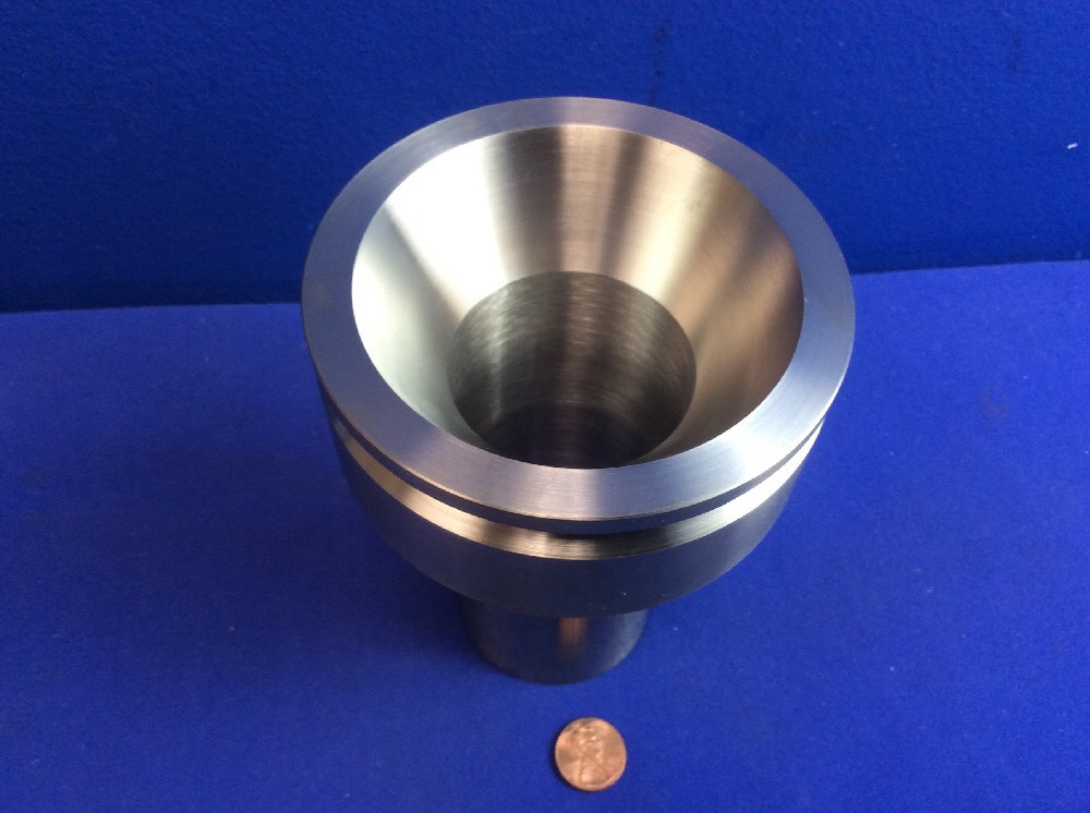 #32 AUGER FILLER STRAIGHT FUNNEL 4" HUB FOR ALL-FILL, AMS, SPEE-DEE ...