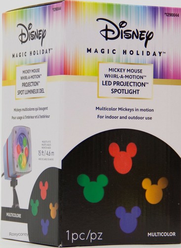 Disney Magic Holiday Mickey Mouse Whirl A Motion LED Projection ...