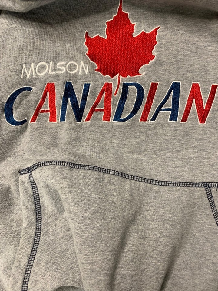 Molson Canadian Calhoun Sportswear Vintage Promo "24 Pack" Men's Hoodie ...