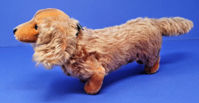 Steiff Hund Dackel Waldi mit Knopf im Ohr Nr. 4140/17 34 cm | eBay.de