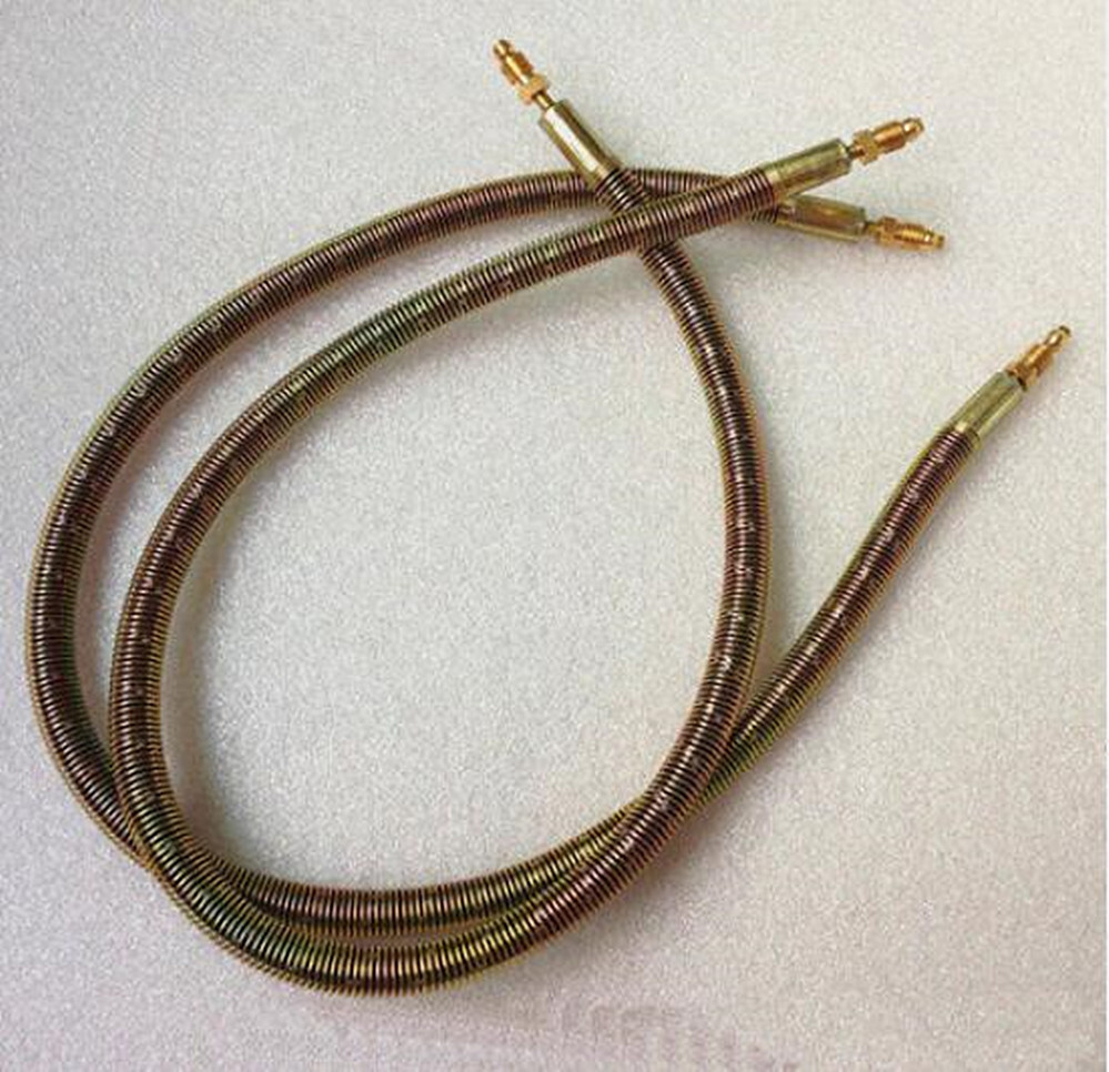 1Set Milling Machine Oil Tube Line Metal Spring Cloth Sheath Hose 650 ...