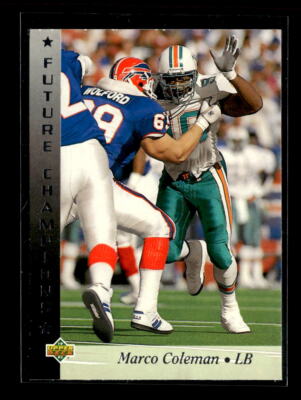 1993 Upper Deck NFL Experience #17 Marco Coleman | eBay