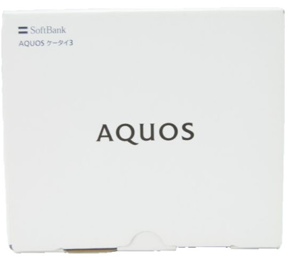 SHARP AQUOS Keitai 3 flip phone 806SH Softbank Unlocked White SIM Free ...