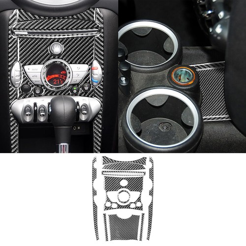 10Pcs Carbon Fiber Interior Central Console Cover Trim For Mini Cooper ...