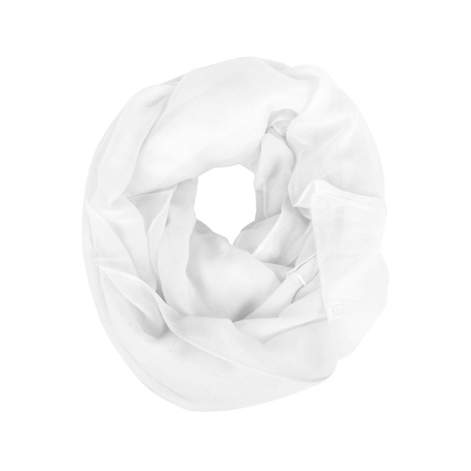 Solid Color Light Weight Thin Infinity Scarf Gold Glitter Circle Loop ...