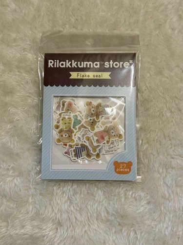 Rilakkuma Rilakkuma Store Manager Flake Stickers Blue Set of 1 | eBay