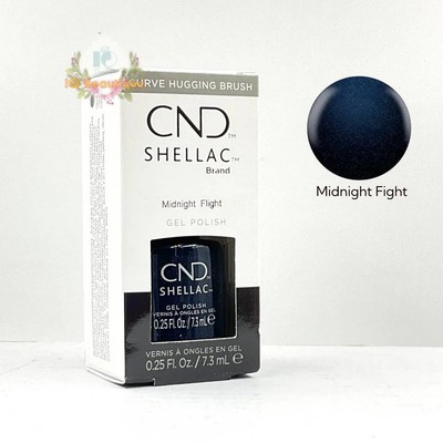 CND Shellac UV Gel Polish 0.25 oz NIB Midnight Flight | eBay