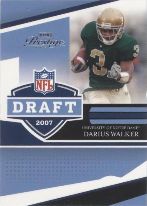 2007 Playoff Prestige - Nfl Draft Darius Walker #NFLD-11 (RC) for sale ...