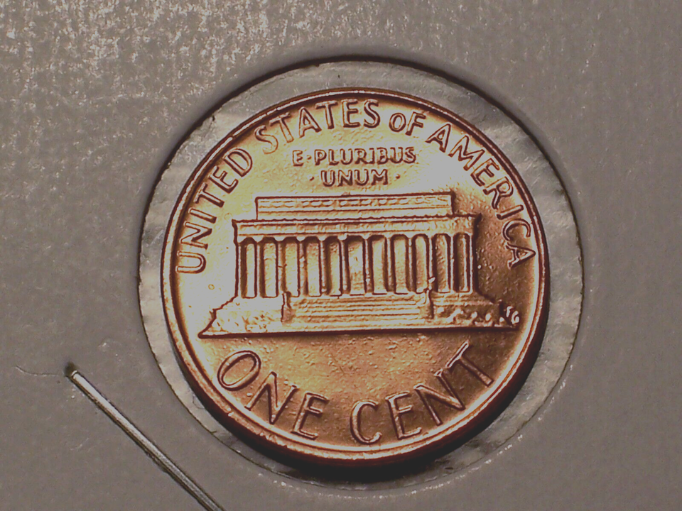 1982-P @ UNCIRCULATED" LARGE date "ZINK" Lincoln Mem. Penny.! From roll ...