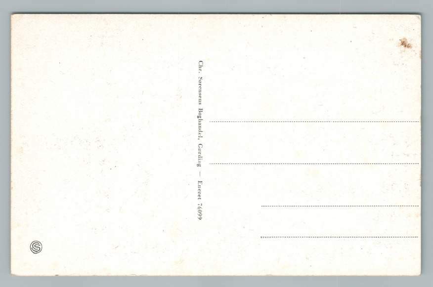 Norregade GORDING Denmark ~ Antique Danish Street Postcard Smokestack ...